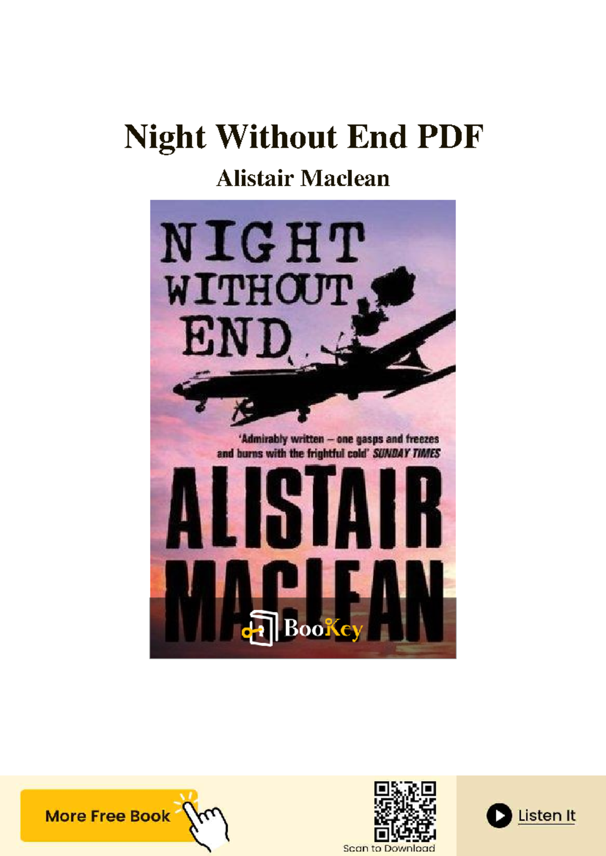 Night Without End (Course Code: NWE-101) - Vocabulary and Key Themes ...