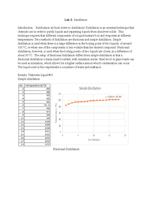 organic chem Lab report 6 - Adrian Flores Lab Report 6 Purpose: Carbon ...