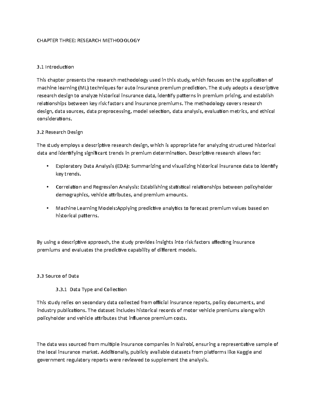 Chapter 3 - lecturenotes - CHAPTER THREE: RESEARCH METHODOLOGY 3 ...