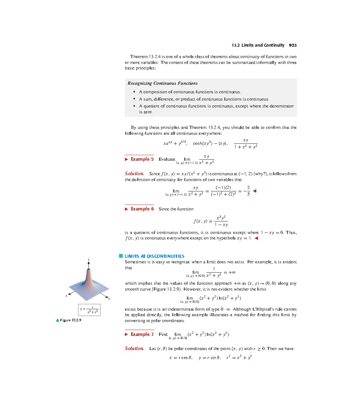 Calculus Anton C13 Limits and Continuity Notes (Pages 945-946) - Studocu