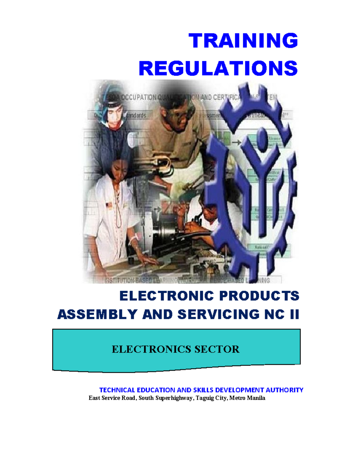 TR-Electronic Products Assembly and Servicing NC II Training Guide ...