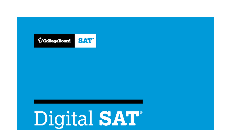 Digital SAT - Sample Questions & Answer Explanations - Studocu