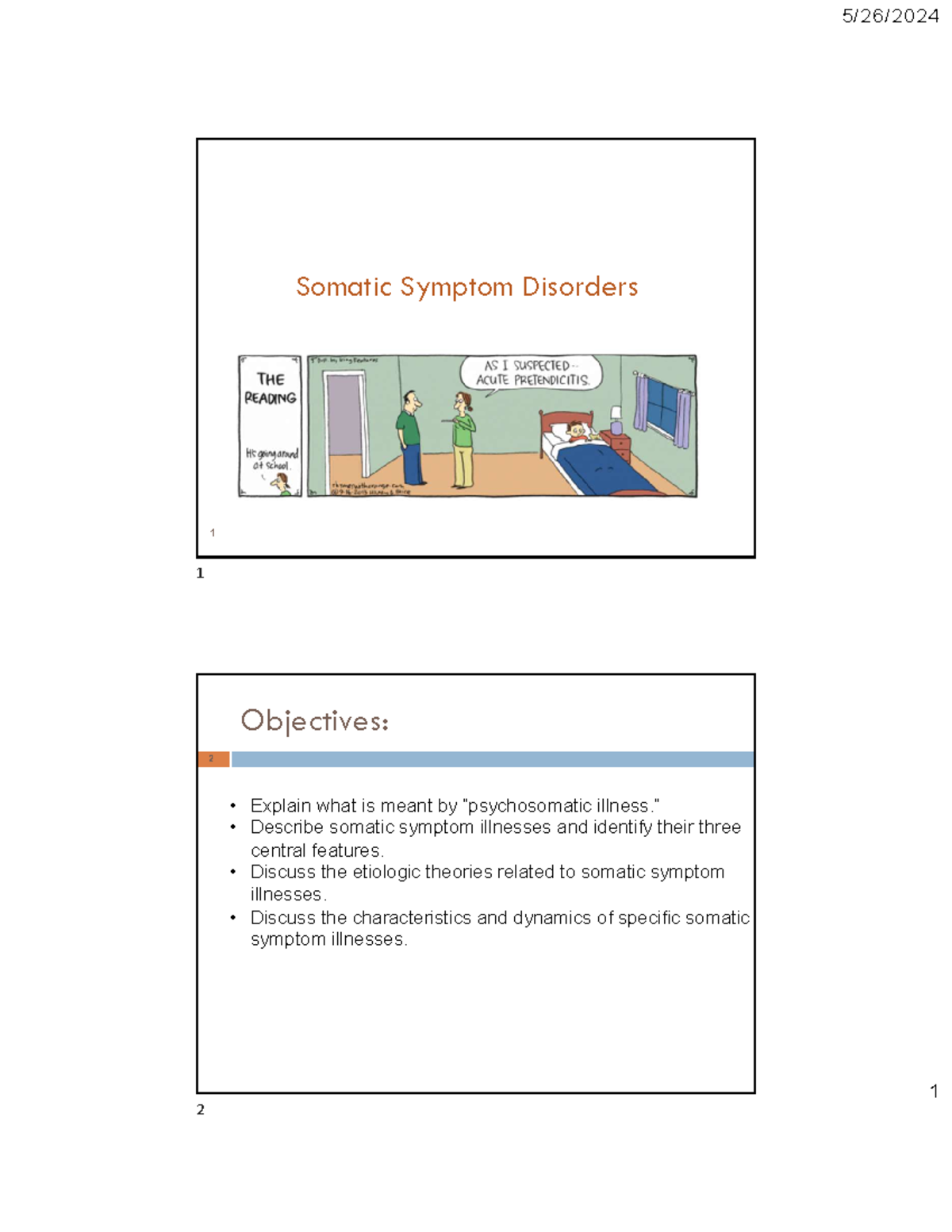 Understanding Somatic Symptom Disorders: Insights & Nursing Management ...