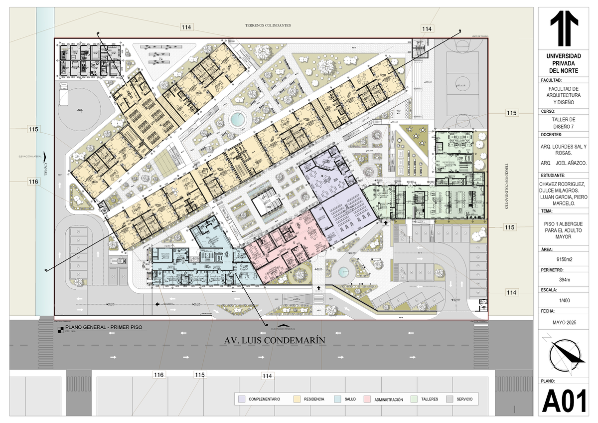 114 AA4 A4 B Límite de Terreno y Accesos - Taller de Diseño - Studocu