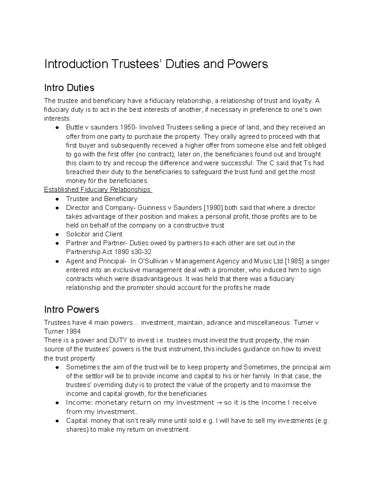 Powers and duties - Introduction Trustees’ Duties and Powers Intro ...