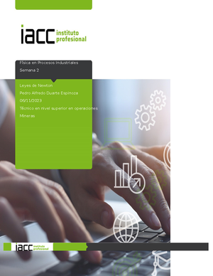 Ronald Paredes Control 1 - Procesos Extractivos Químicos y de la construcción Semana 1 Nombre ...