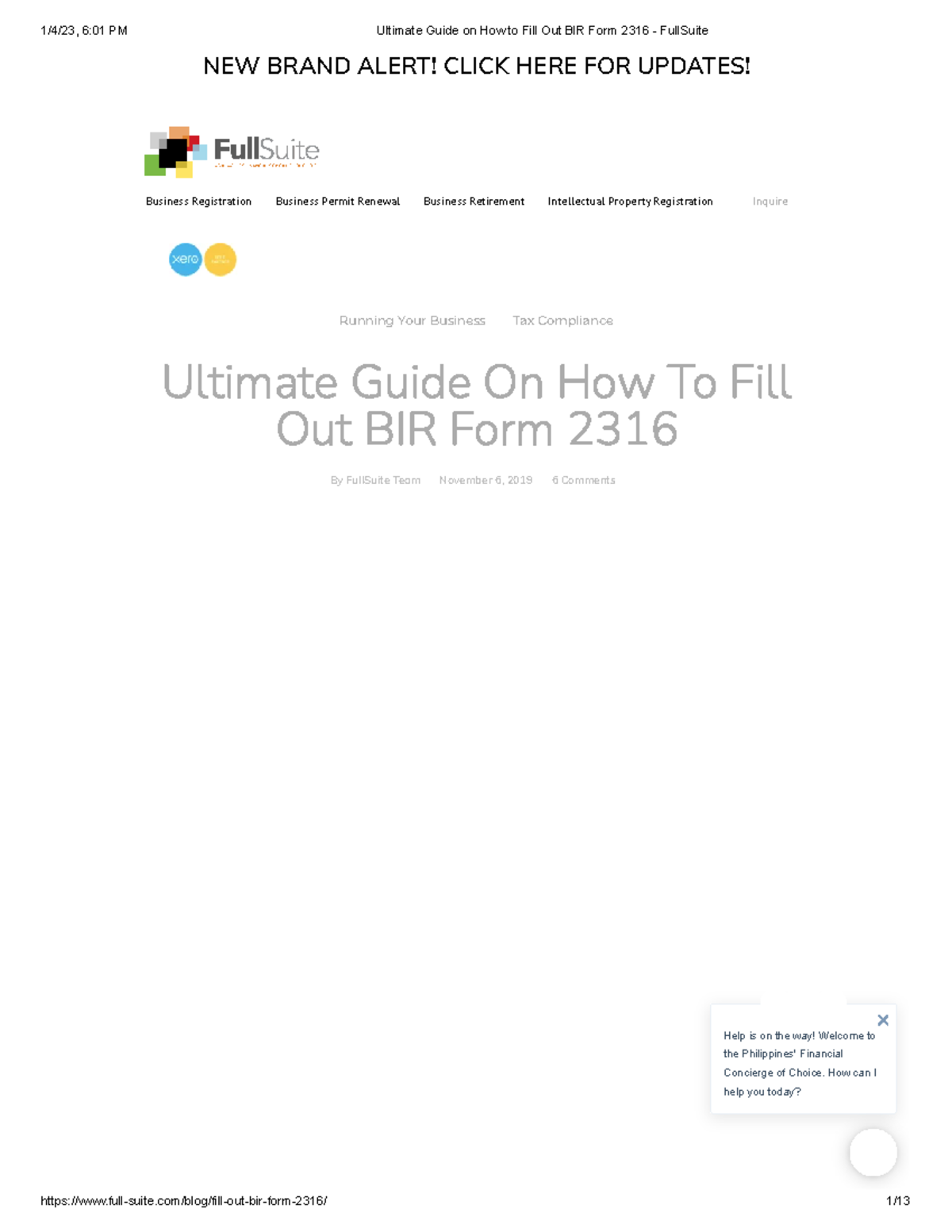 Ultimate Guide on How to Fill Out BIR Form 2316 - Full Suite ...