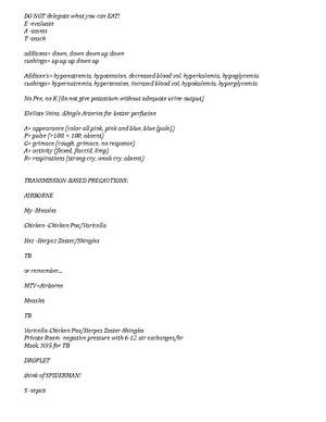 SBAR Template - © 2016 Keith KeithRN SBAR Template Situation: Name/age ...