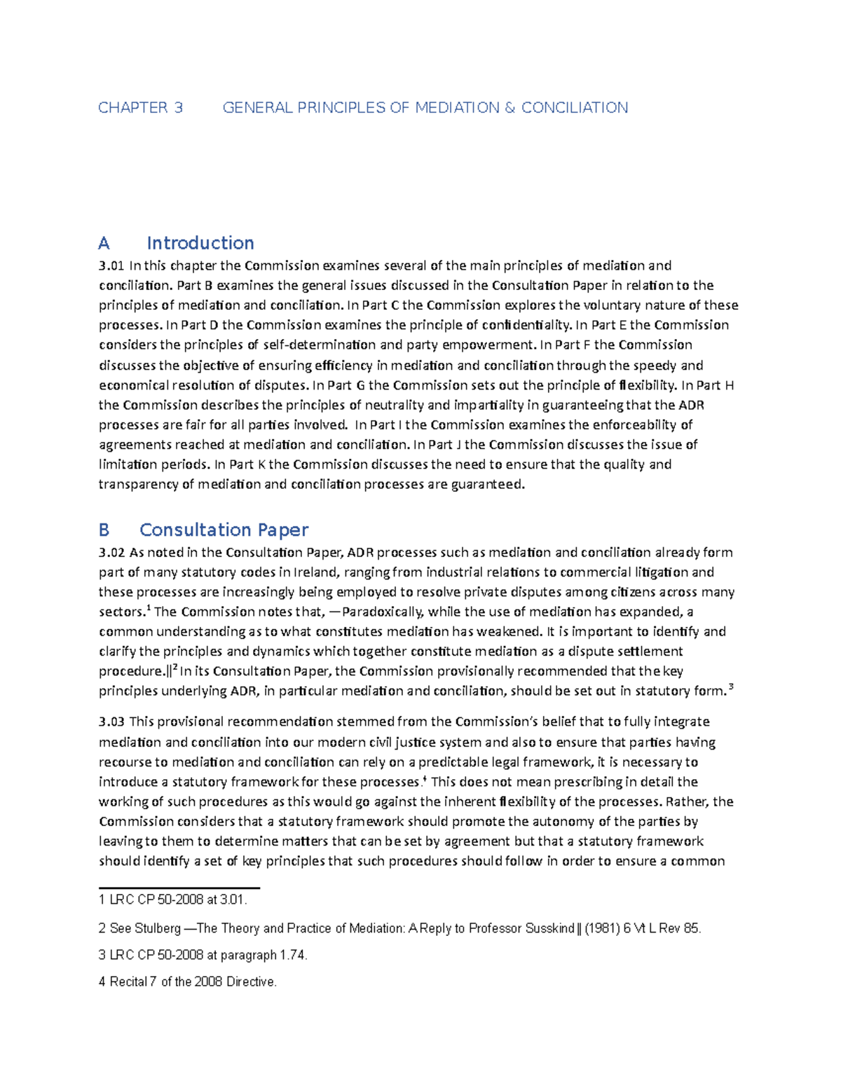 Mediation Principles in Dispute Resolution - M9 Exam Notes - Studocu