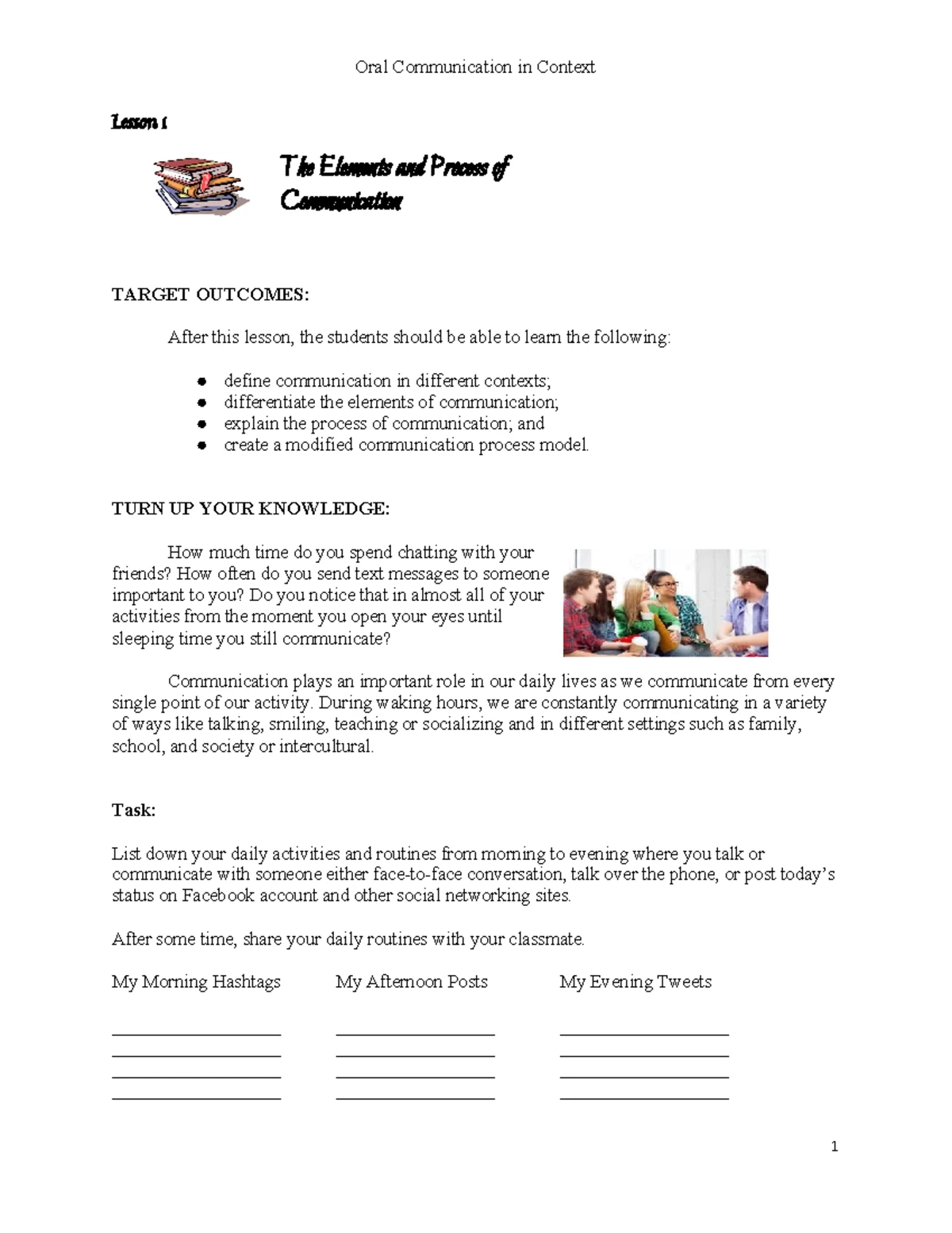 Oral Communication Quarter 2 Module 2 Understanding speech context ...