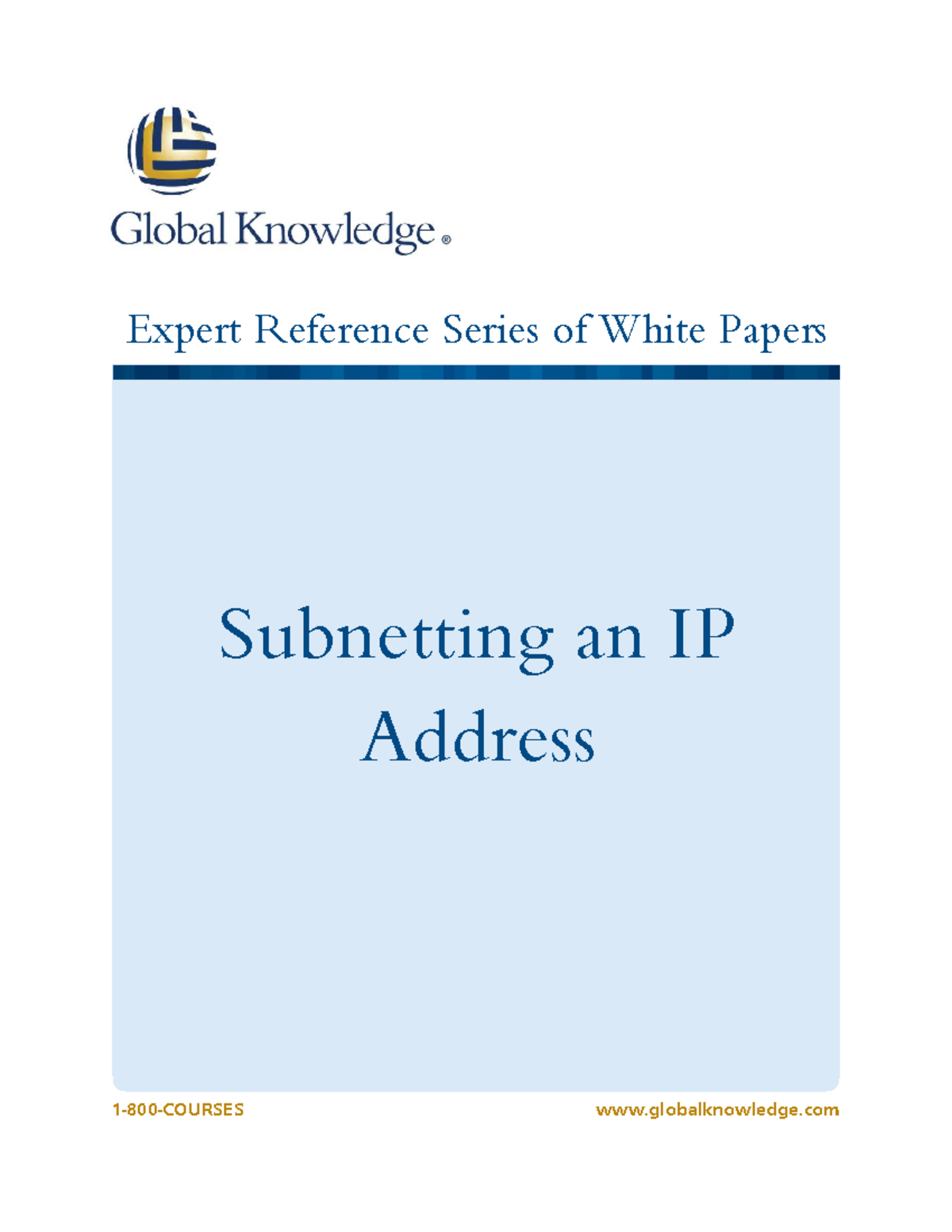 CCNA Subnetting Guide: Expert White Papers on IPv4 Addressing - Studocu