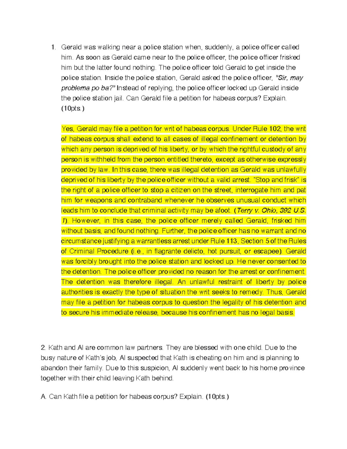 Habeas Corpus, Amparo, and Habeas Data: Legal Insights and Procedures ...