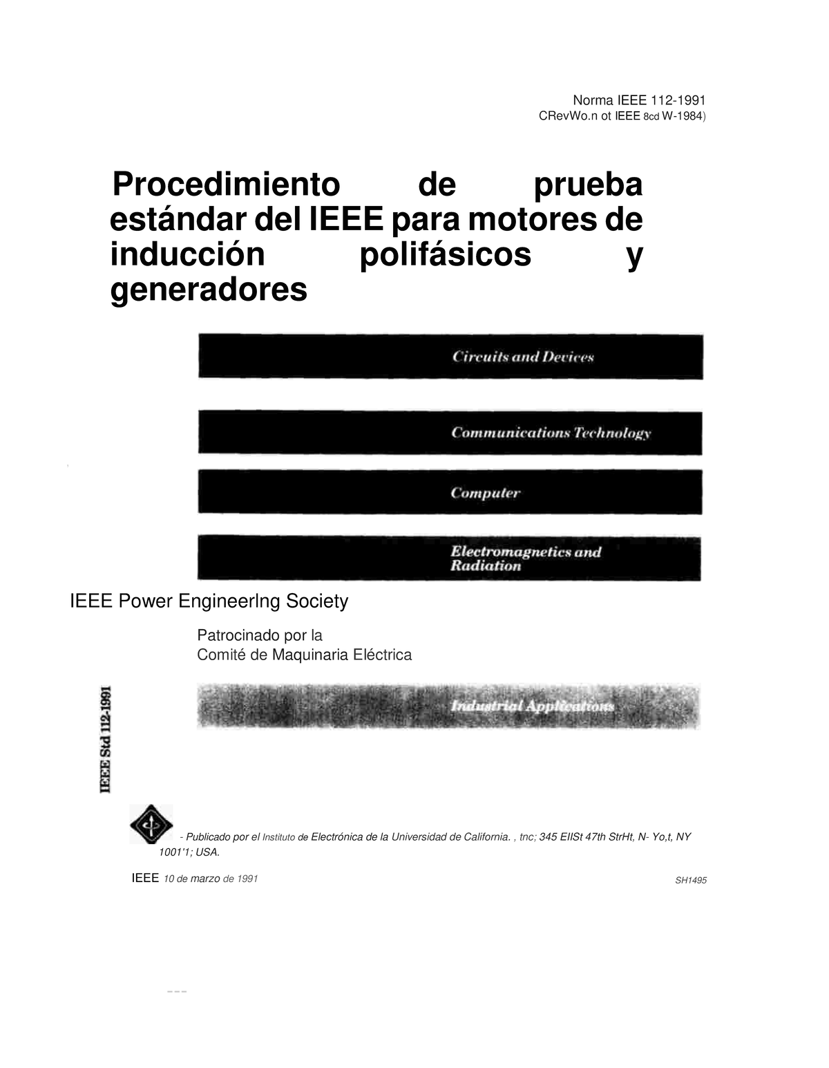 Norma IEEE 112 - Procedimiento de Prueba para Motores y Generadores ...