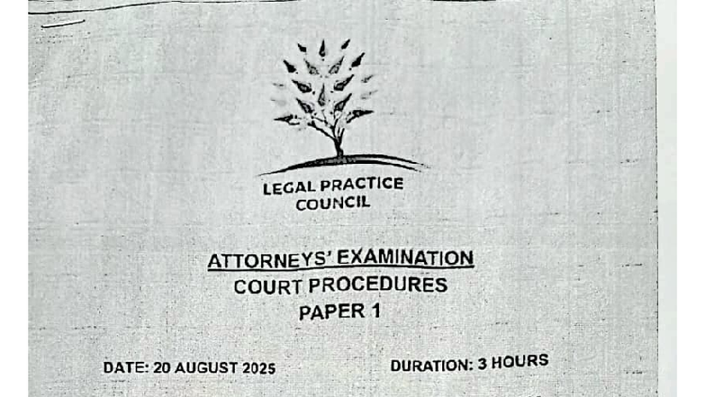 LPC EXAMINATION: COURT PROCEDURES PAPER 1 - 20 AUGUST 2025 - Studocu