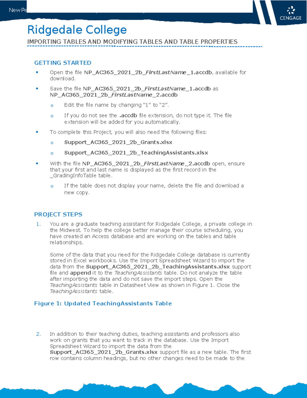 NP AC365 2021 Module 2: SAM Project 1b Instructions and Steps - Studocu