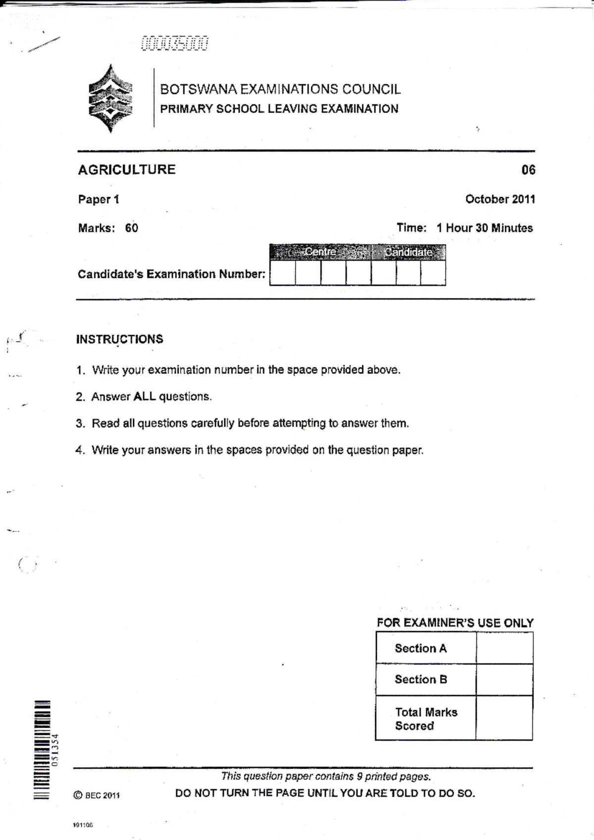 JC Setswana Final Exam Revision Papers for Learners - Studocu