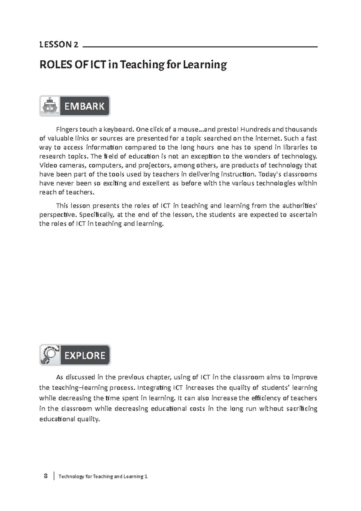 Roles of ICT in Teaching & Learning: Enhancing Educational Practices ...