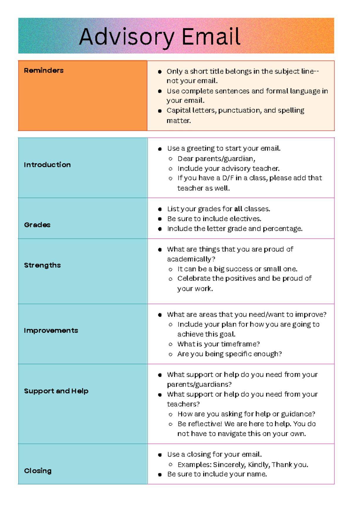 Advisory+Email+Template+(1) (11) - Advisory Email Reminders Only a ...