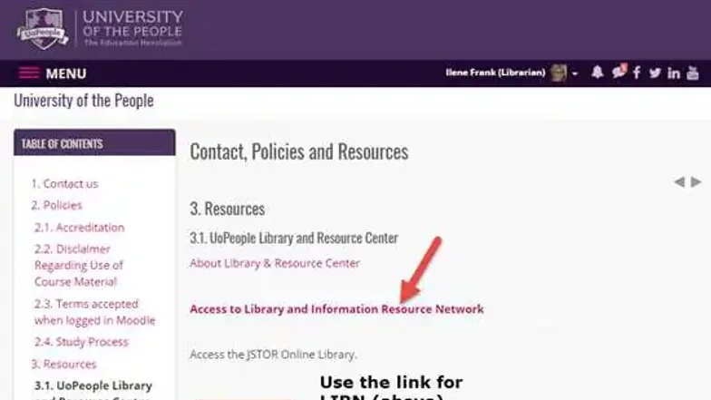 Accessing UoPeople Library and LIRN Resources Guide - Studocu