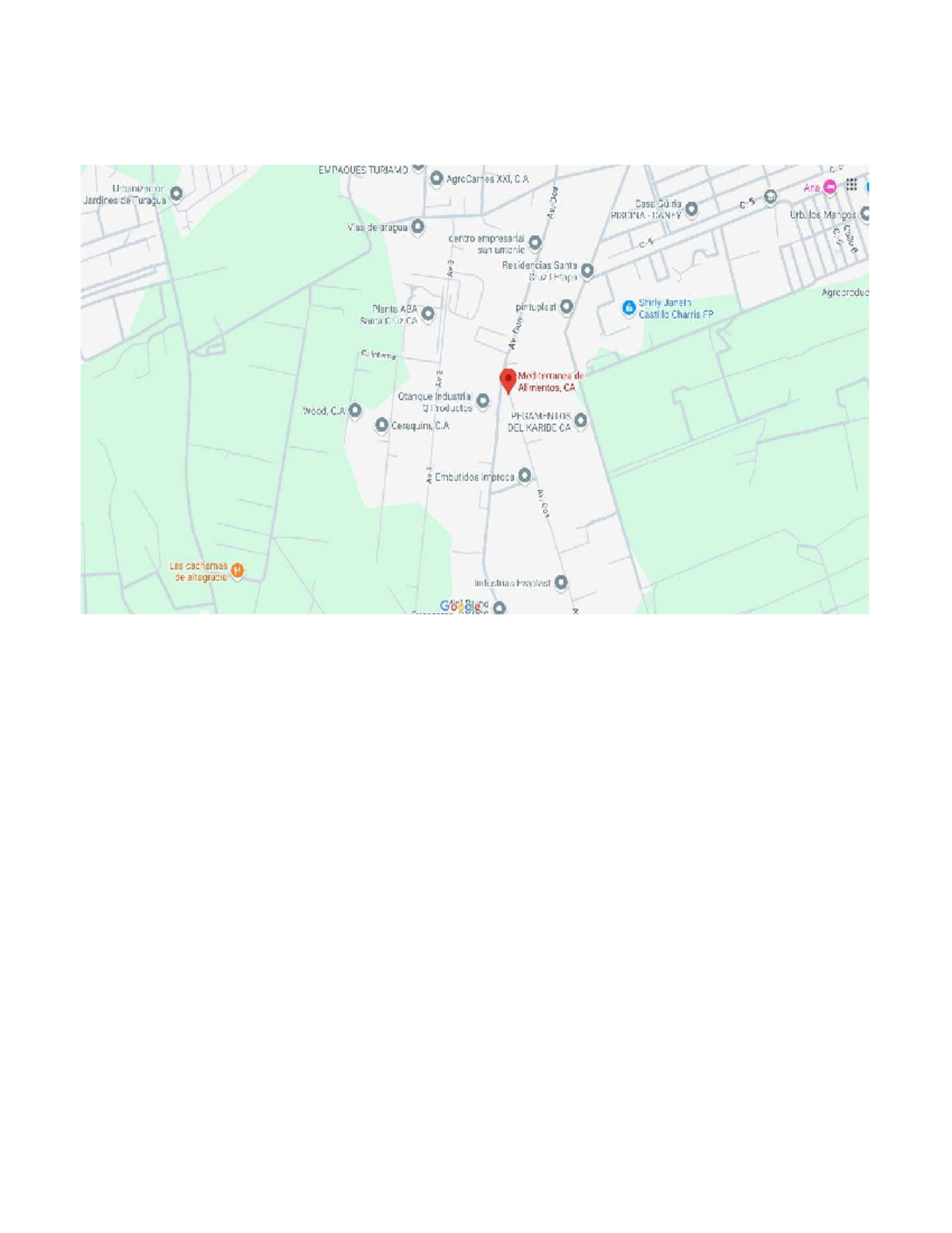 Croquis 2025: EMPAQUES TURIAMO C AgroCarnes XXI, C.A - Studocu