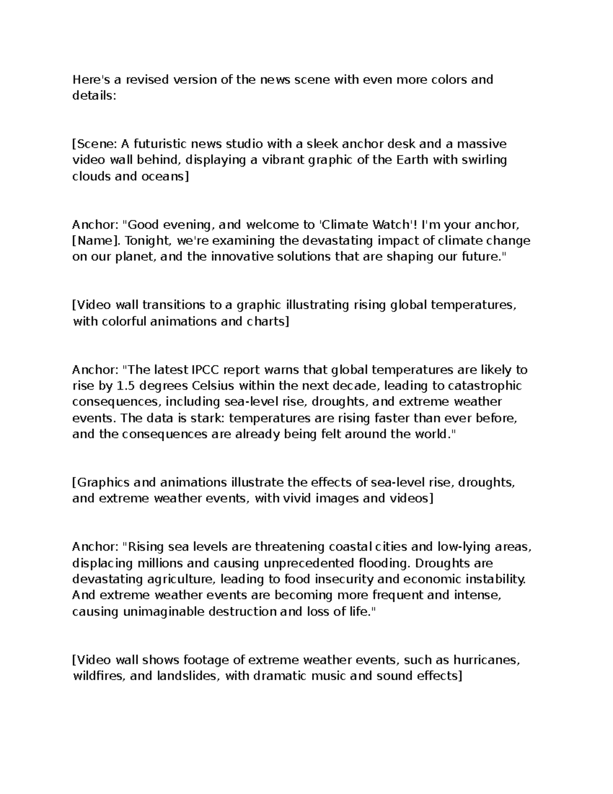 Document (18) - Notes on Climate Change Impact and Solutions - Studocu