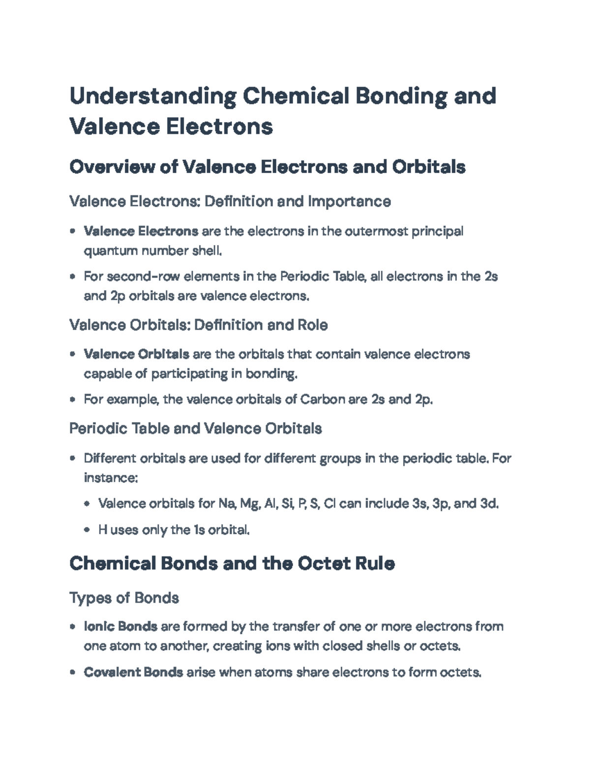 Understanding Chemical Bonding & Valence Electrons - CHEM 101 Lecture ...