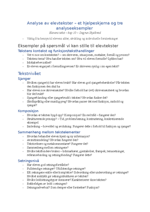 Kap 5 Beskrivende og reflekterende tekster - Hanne Hembre Elevens tekst Kapittel 5: Beskrivende ...