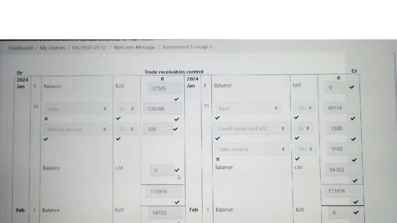 Assessment 5: Trade Receivables Control for Cr 2024 R - Studocu