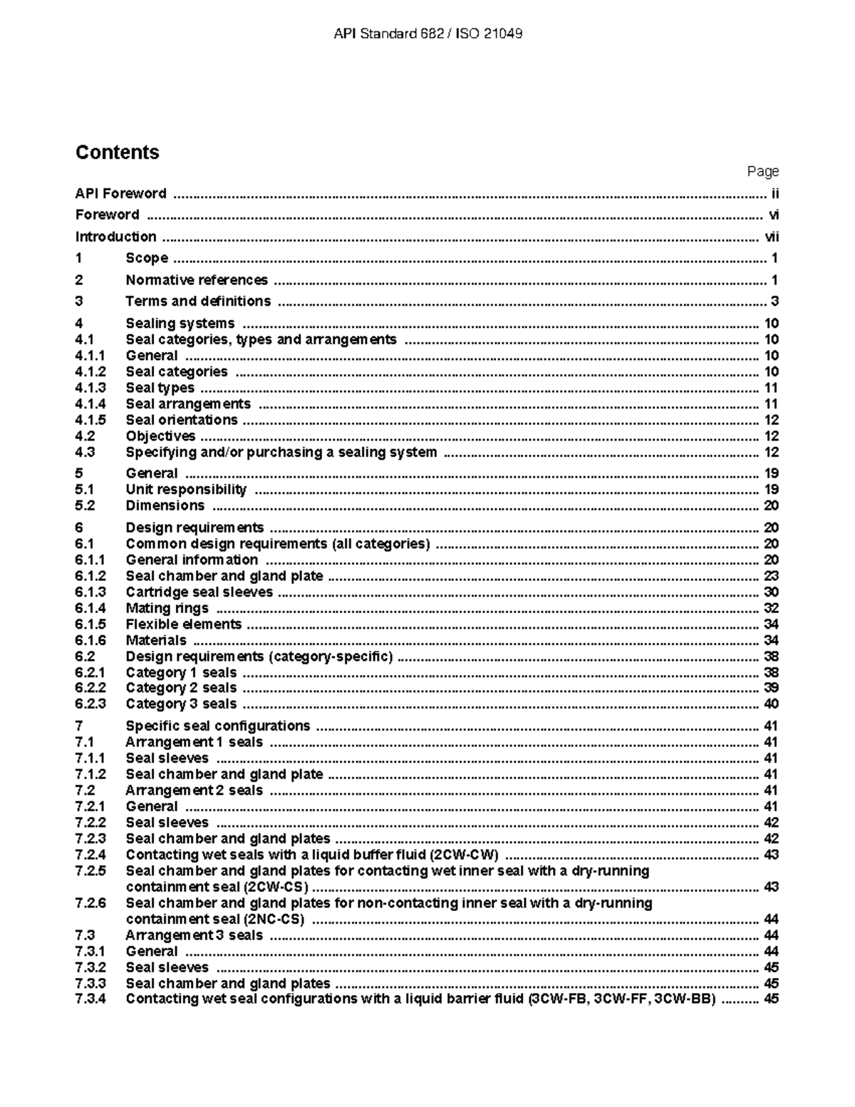 API 682 - Air Leak Testing Procedures for Mechanical Seals - Studocu