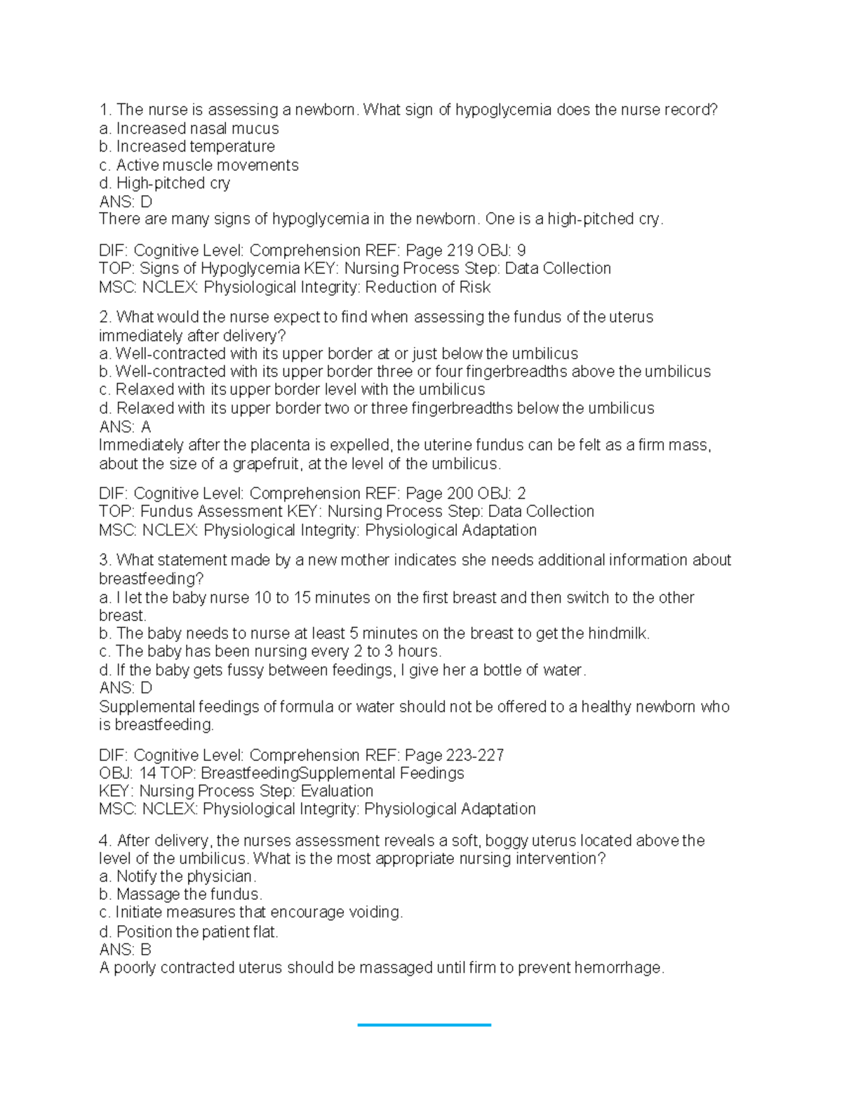 NCLEX Review: Exam Question Practice for Nursing Students - Studocu