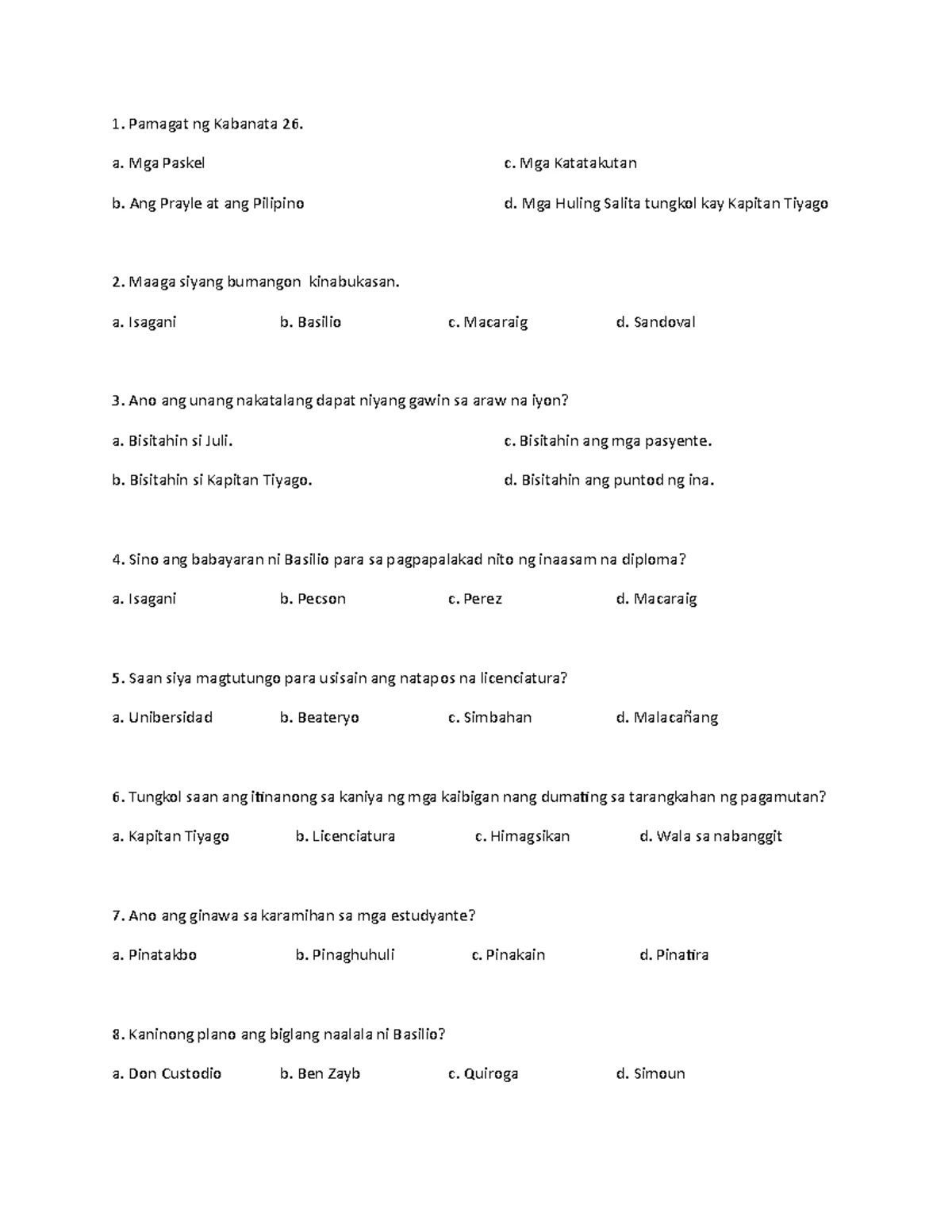 Alamat ng Saging - Buod ng Kwento sa Wikang Filipino - Studocu