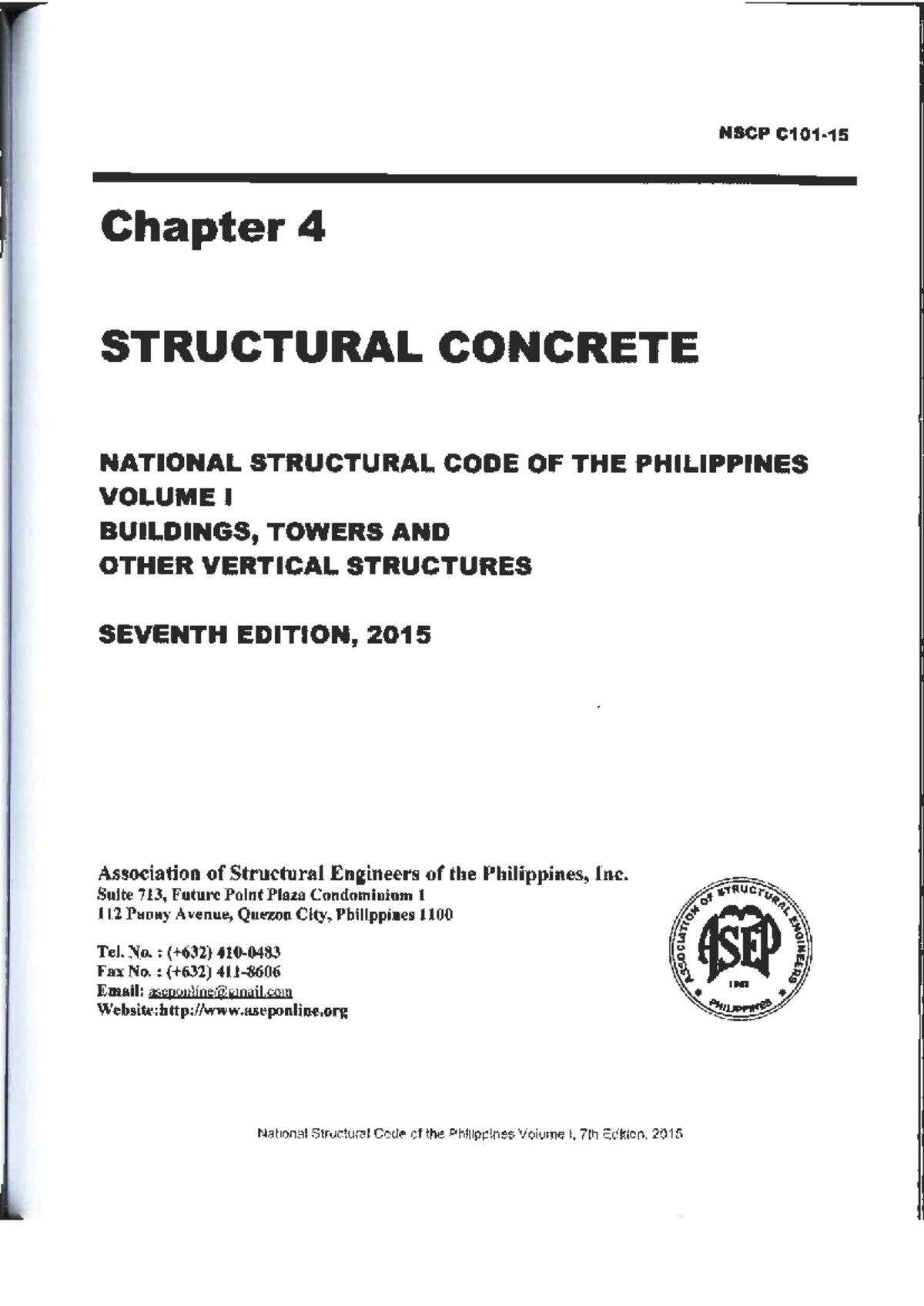 National Structural Code of the Philippines (2015) - Chapter 4 ...