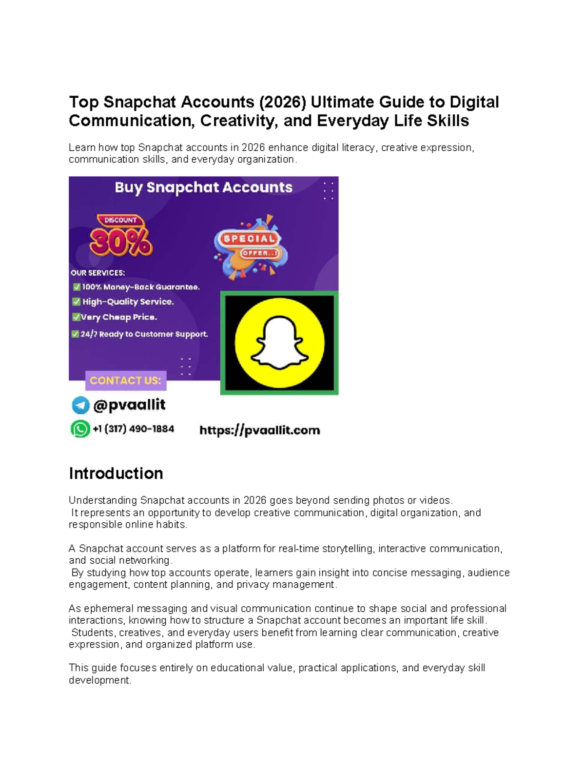 Ultimate Guide to Top Snapchat Accounts (2026) for Digital Skills - Studocu