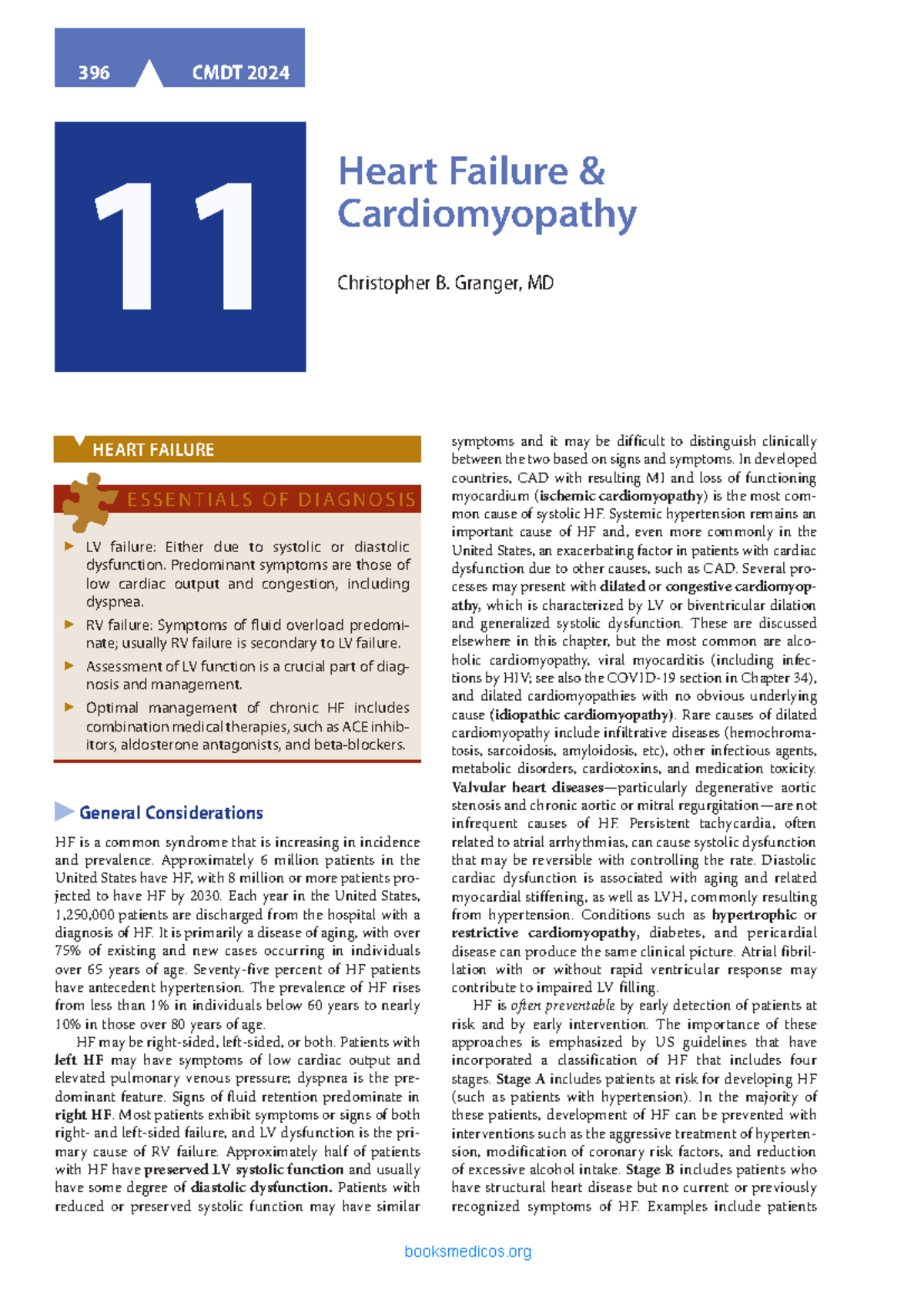 Insuficiencia Cardiaca - Current - 396 CMDT 2024 11 Christopher B ...