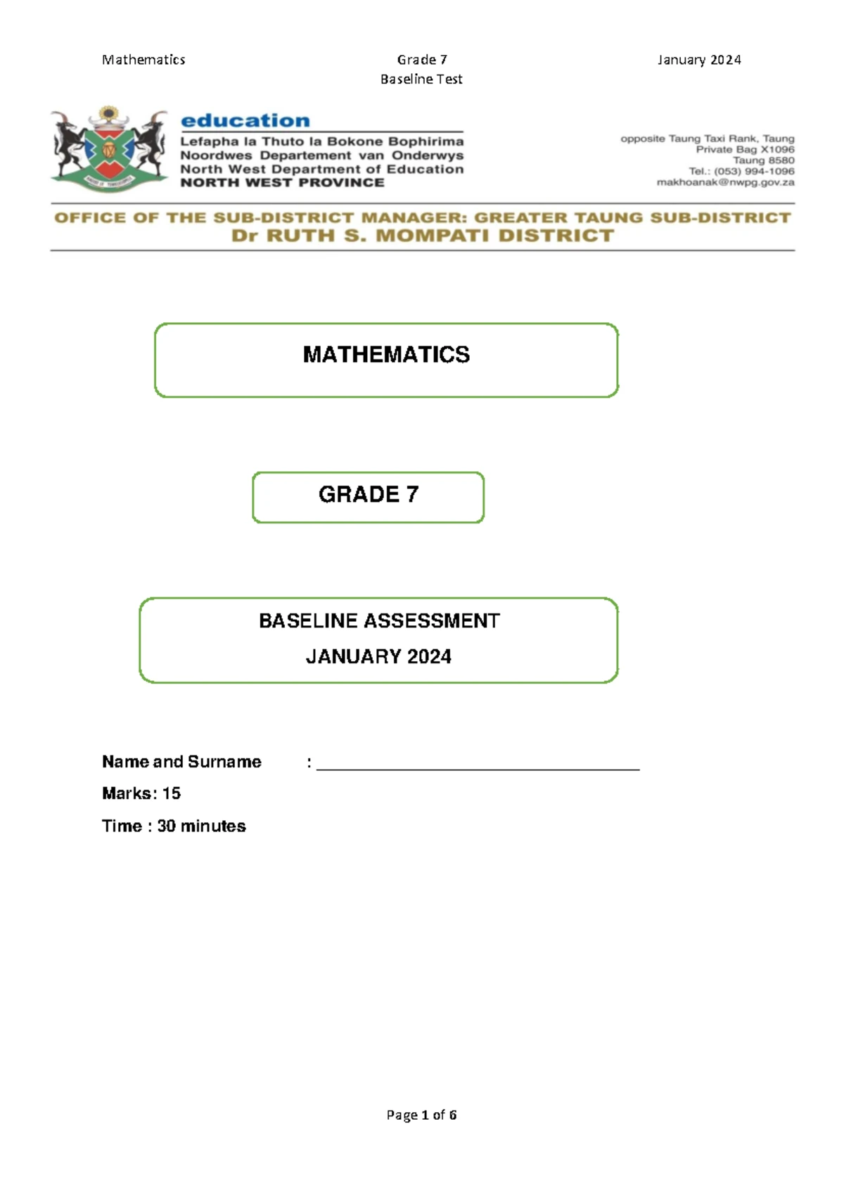 Grade 7 EMS Term 1: Understanding Money and Economic Systems - Studocu