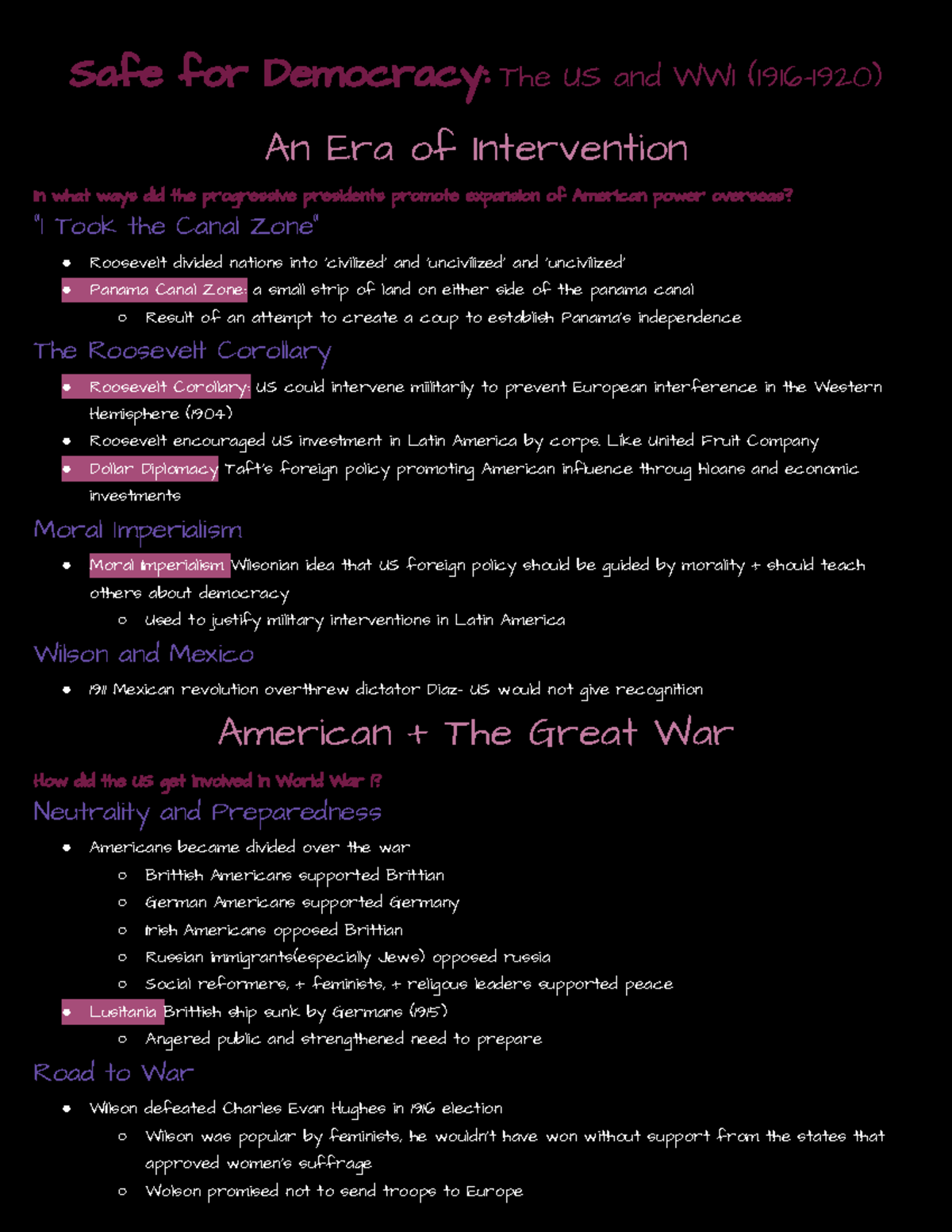 Give Me Liberty Chapter 19 Safe For Democracy: The United States and ...