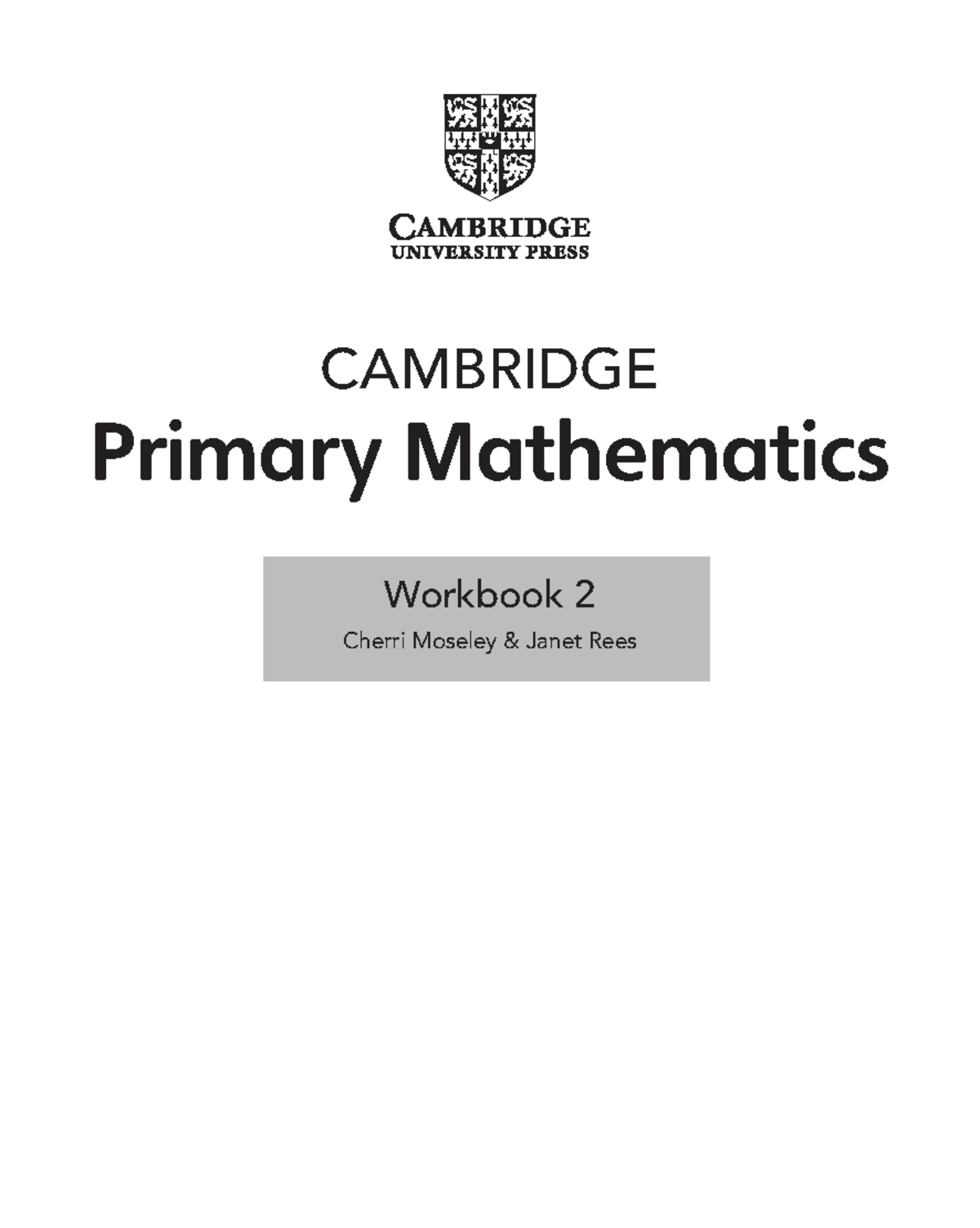 Cambridge Primary Mathematics Workbook 2: Practice & Exercises - Studocu