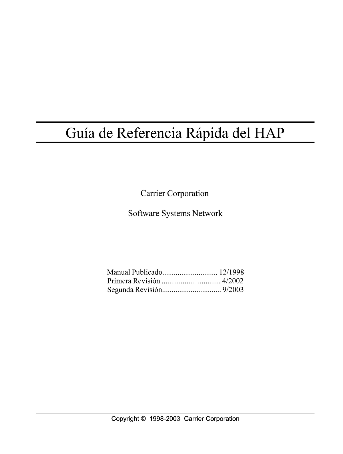 Guía de Referencia Rápida HAP - Análisis y Diseño de Sistemas HVAC ...
