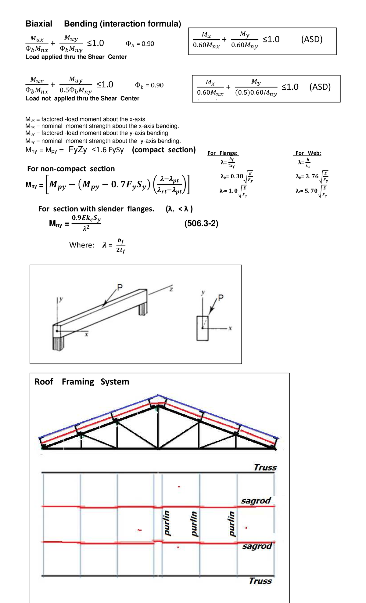 Biaxial Bending and Purlins Analysis (ENG 301) - Studocu