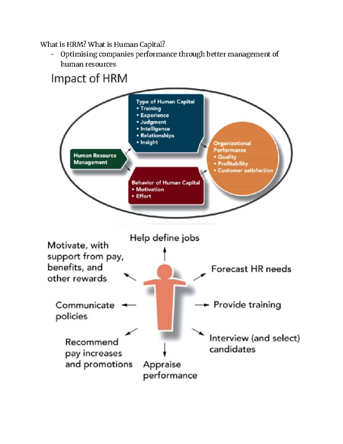 Human Resource & Mobility Management Notes (HRM 101) - Studocu