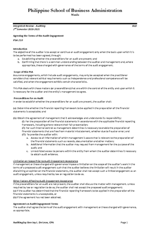 Module 2 - GAAS & System of Quality Control - Integrated Review ...