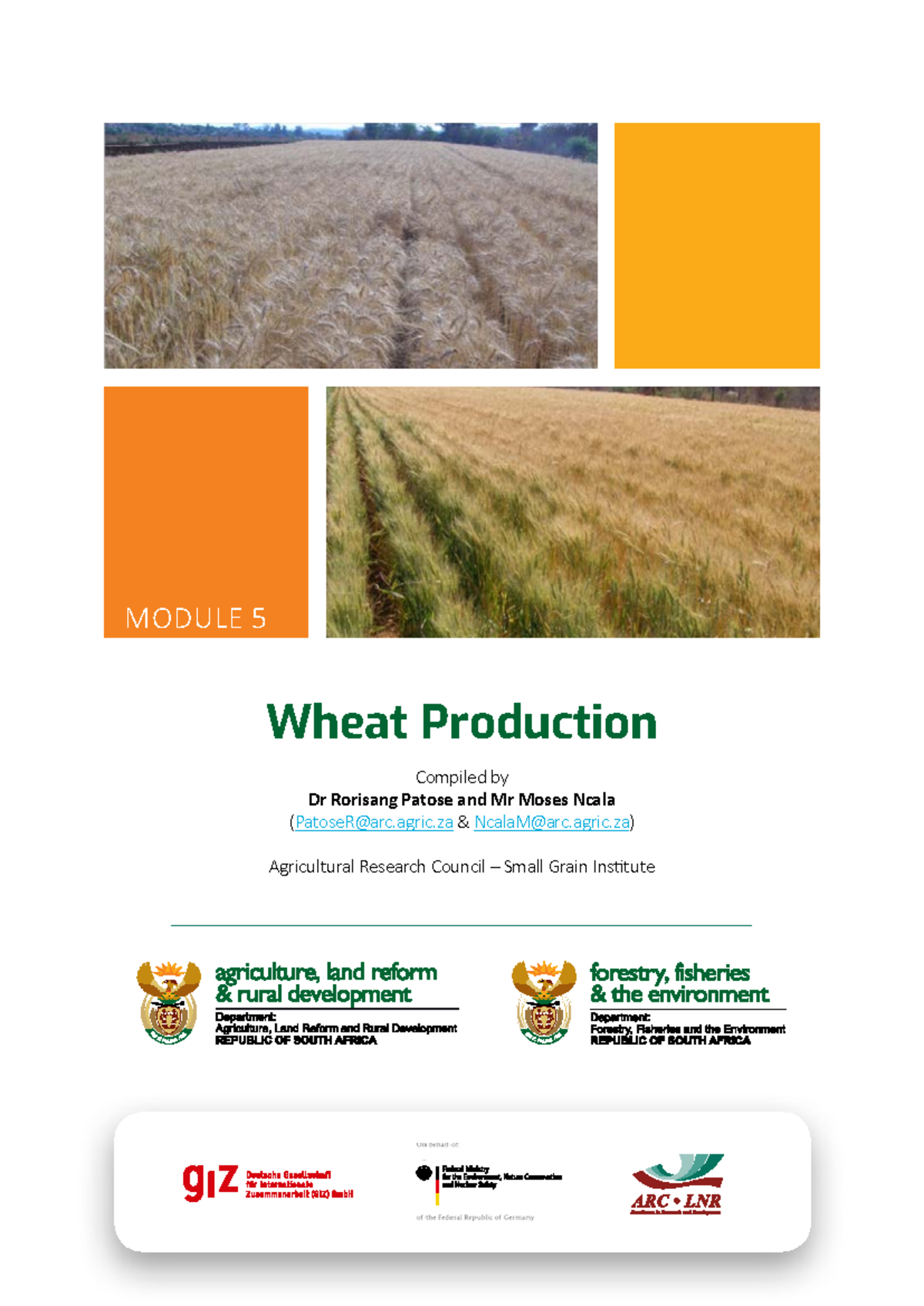 WHEA 501 - Impacts of Climate Change on Wheat Production Analysis - Studocu