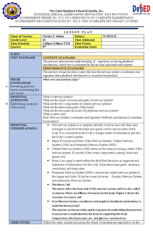 Kites and Trapezoid - grade 9 - DETAILED LESSON PLAN in MATHEMATICS 9 ...
