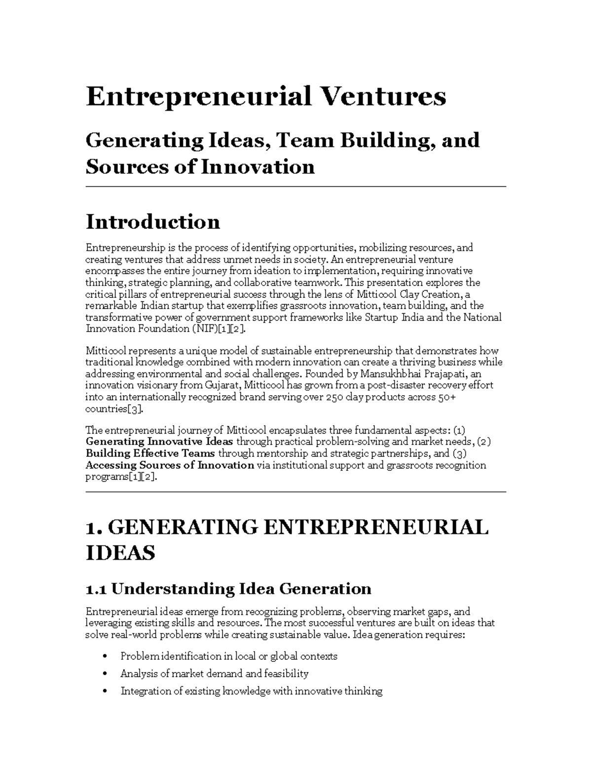 Entrepreneurship Insights: Mitticool's Journey in Innovation & Team ...