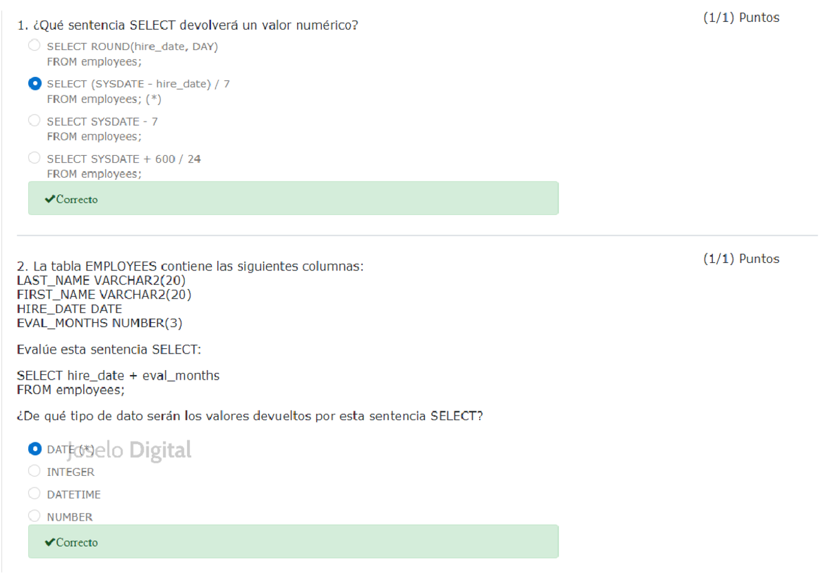 DP Database Programming with SQL - DP Section 4 Prueba Resumen - Studocu