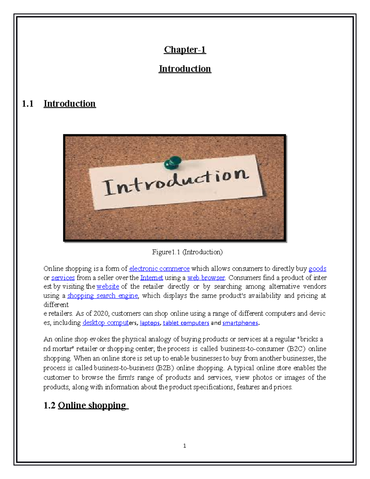Online Shopping Trends: Internship Report on E-Commerce Insights - Studocu