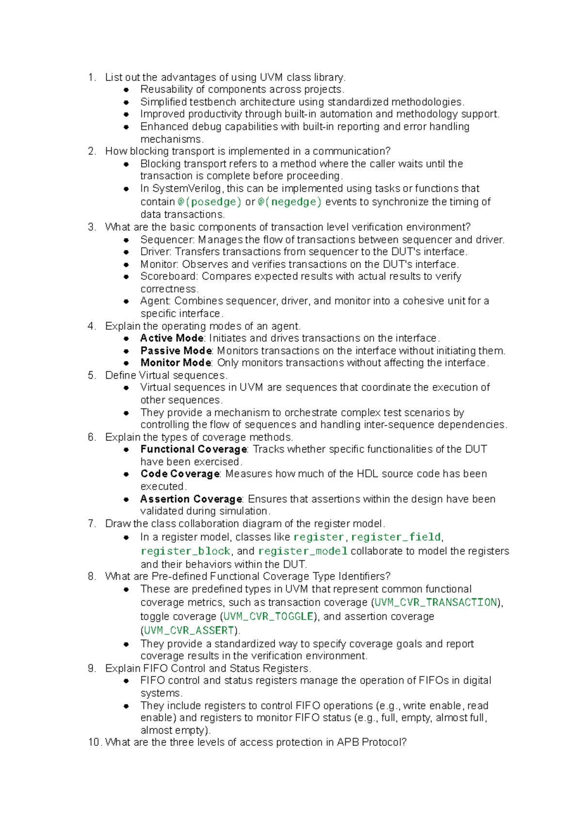 UVM Testbench Architecture Overview and Key Concepts - Studocu