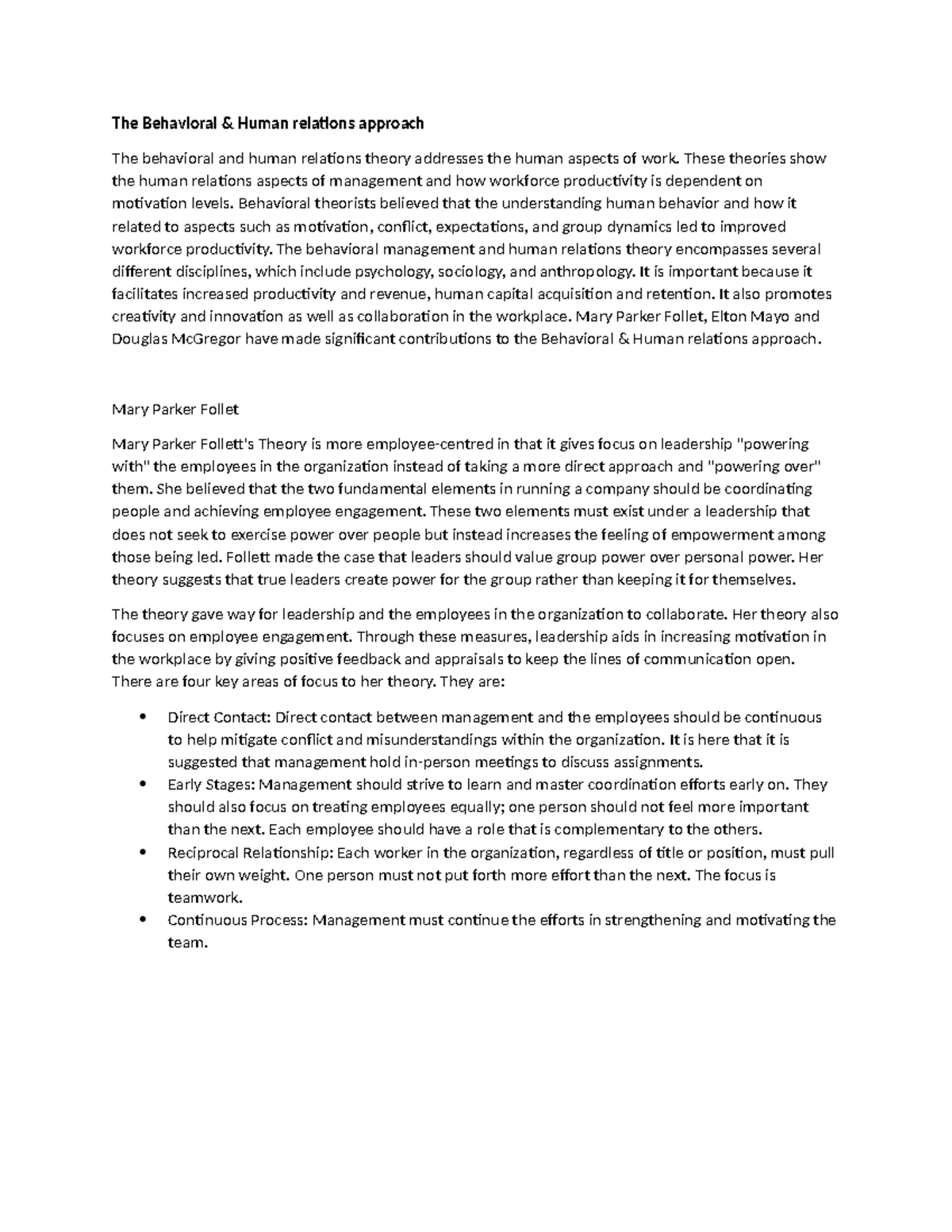 Behavioral & Human Relations Theory Overview: Concepts & Key Figures ...