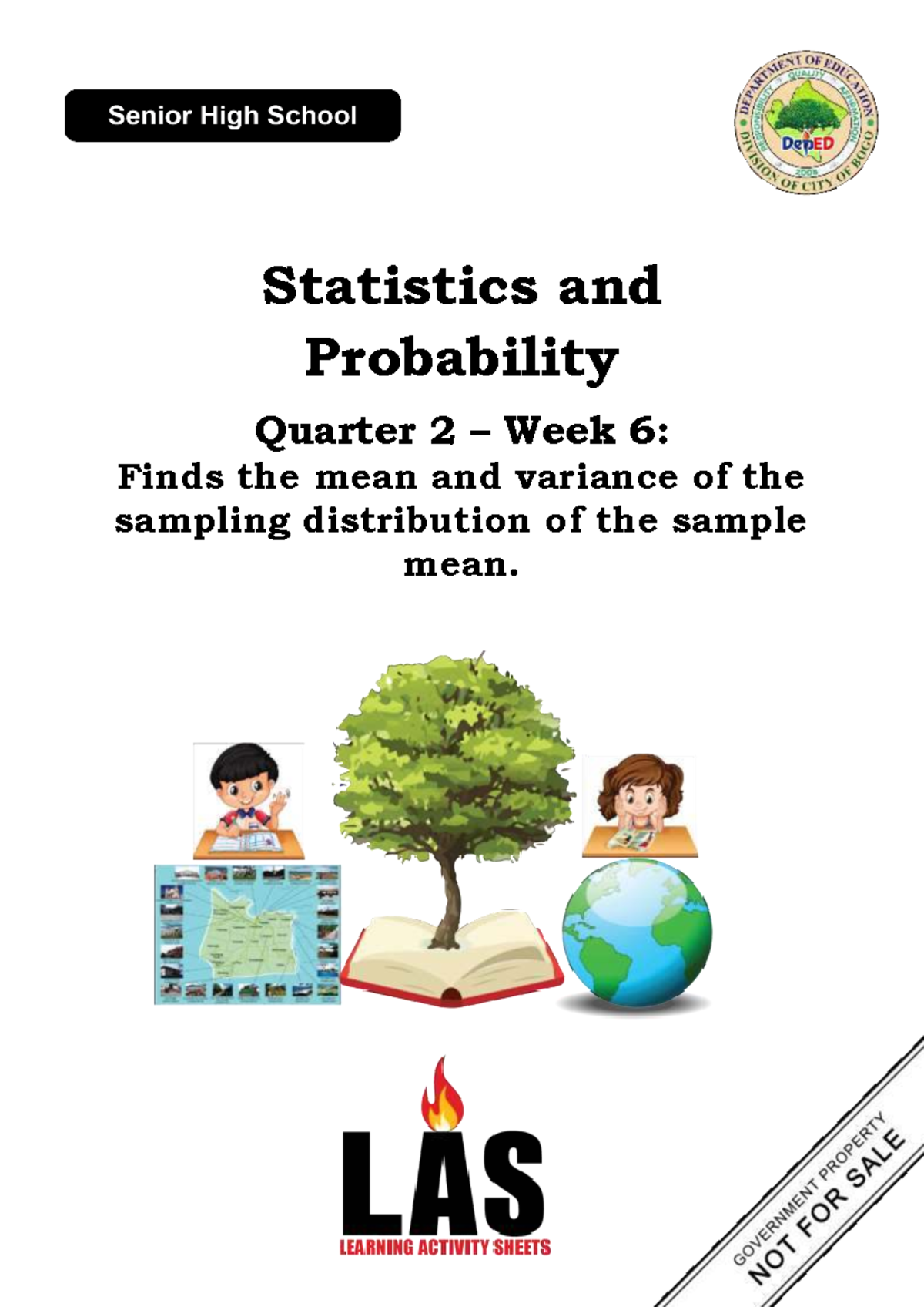 Math 11 Q3 WK6: Mean & Variance of Sampling Distribution - Studocu