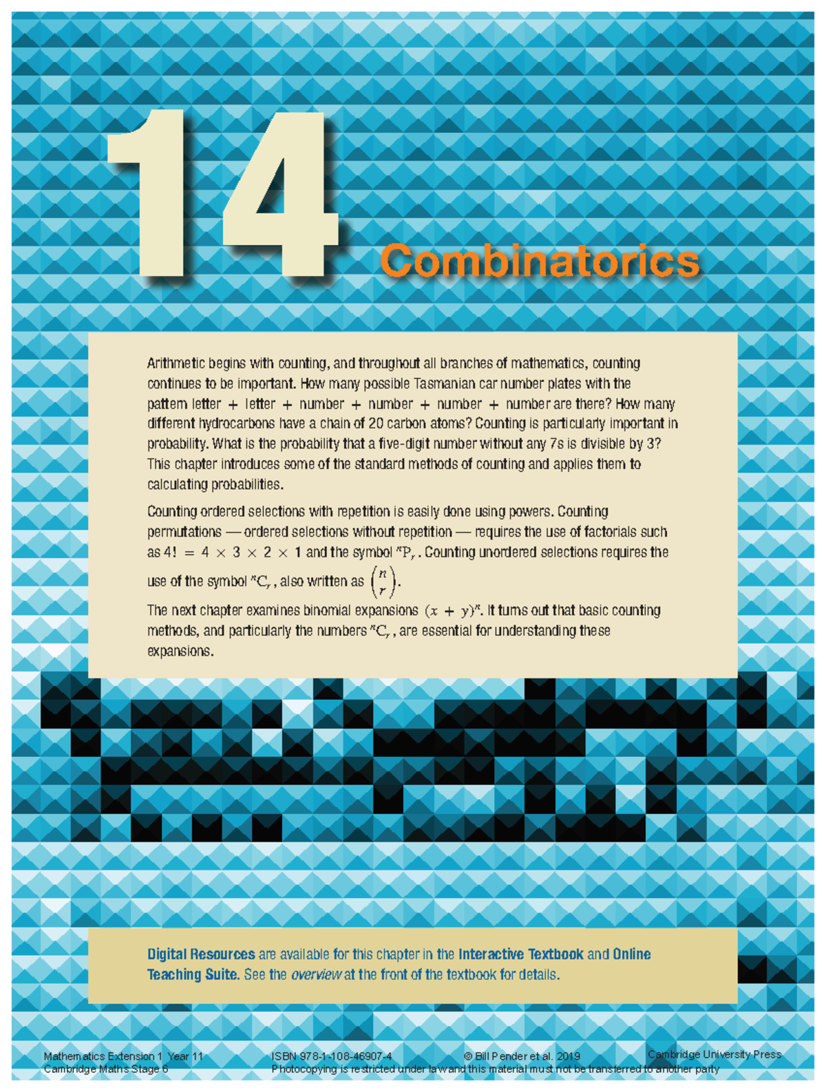 14A Combinatorics: Counting Methods and Probability Applications - Studocu